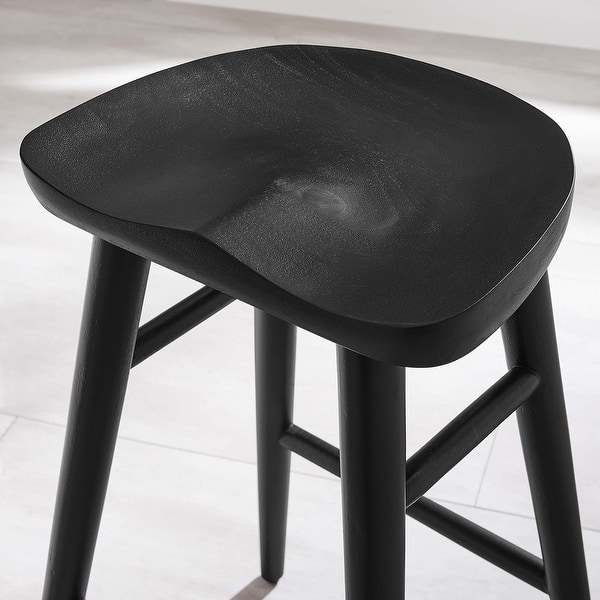 Saville Backless Wood Counter Stools - Set of 2 - Bed Bath & Beyond ...