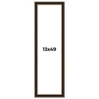 13x49 Frame Gold Antique Vintage Sold Wood Picture Frame | 1.75 Inch ...