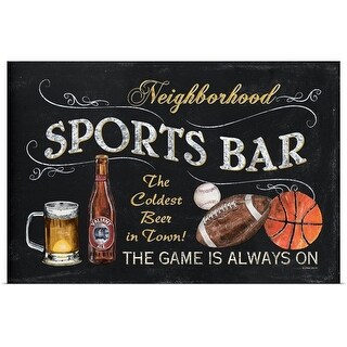 "Sports Bar" Poster Print - Multi - Bed Bath & Beyond - 25500186