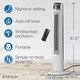 EcoQuiet Oscillating Tower Fan, DC Motor, Portable, Remote Control ...