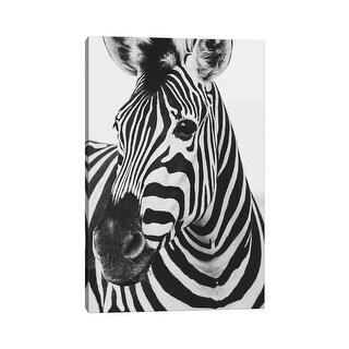 iCanvas "Mono Zebra" by Pixy Paper Canvas Print - Bed Bath & Beyond ...