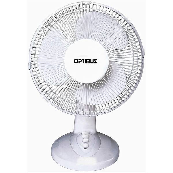 12 Inch Oscillating Table Fan - Bed Bath & Beyond - 37428530