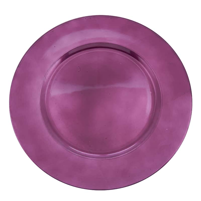 Charger Plates With Classic Design (Set of 4) - Overstock - 9420665