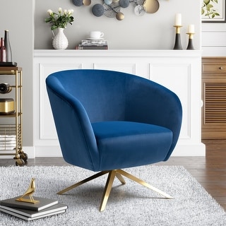 Pellebant Flannel Swivel Accent Office Chair with 360 degrees Rotation ...