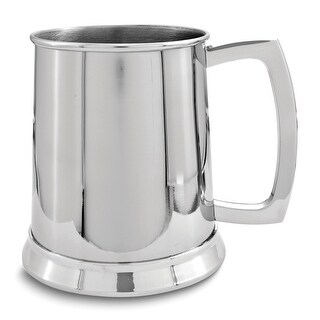Curata Stainless Steel Polished 20 Ounce Tankard - Bed Bath & Beyond ...