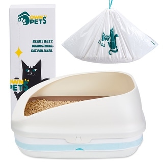 Extra Large Durable Litter Box Liners With Drawstring Closure - Bed ...