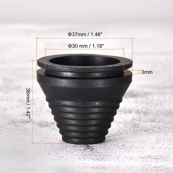 Rubber Grommet Conical for Wire Protect of Thick Plate 6pcs - Bed Bath ...