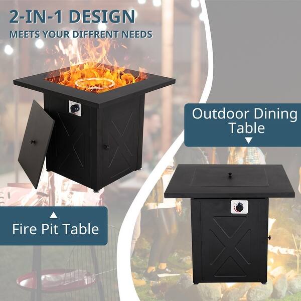 propane fire pit table clearance