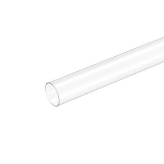 Plastic Pipe Rigid Tube Clear 0.6"(15mm) ID 0.63"(16mm) OD 17" (425mm ...
