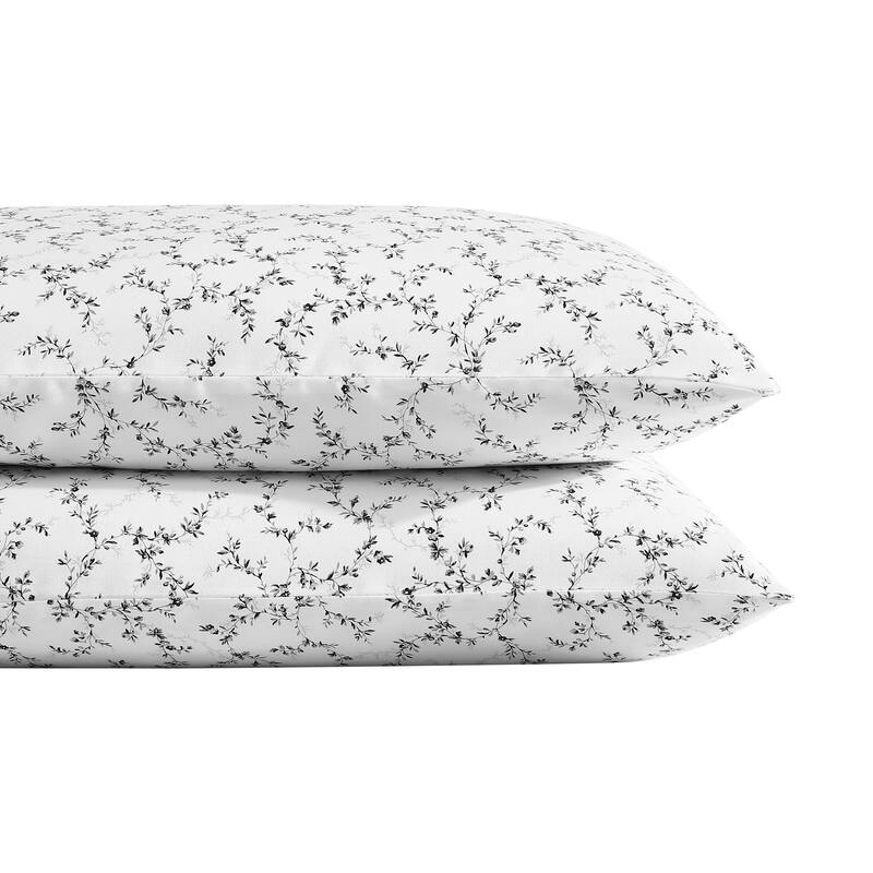 Laura Ashley Soft And Silky 300 Thread Count Sateen Cotton Sheet Set