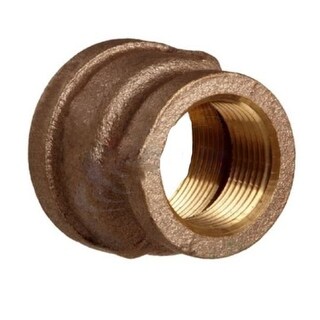 1 in. x 0.75 in. Round Bronze Reducing Coupling - Bed Bath & Beyond ...