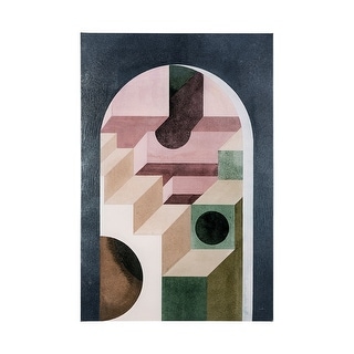 Labyrinth II Multi Color (40 x 60) Canvas Art Print - Bed Bath & Beyond ...