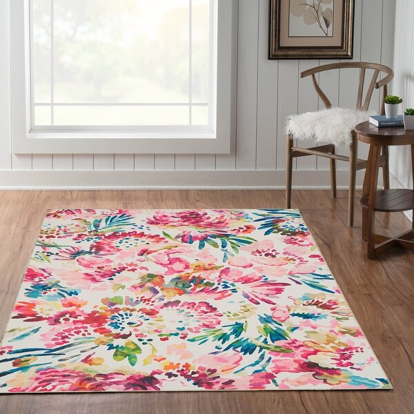 Livabliss Trina Bohemian Machine Washable Area Rug - On Sale - Bed Bath ...