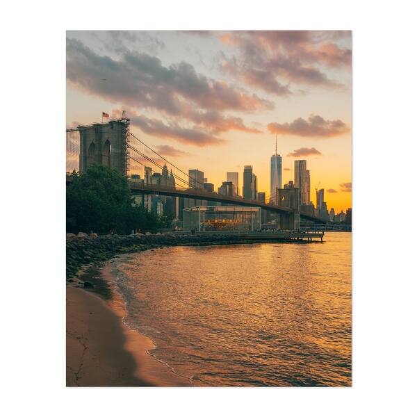 Dumbo Brooklyn New York Sunset from DUMBO 04 Bridge Art Print/Poster ...