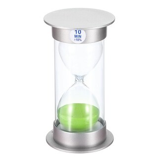 10 Minute Sand Timer, Sandy Clock Count Down Sand Glass, Green Sands ...