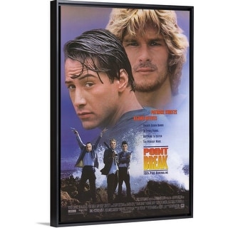 "Point Break (1991)" Black Float Frame Canvas Art - Bed Bath & Beyond ...