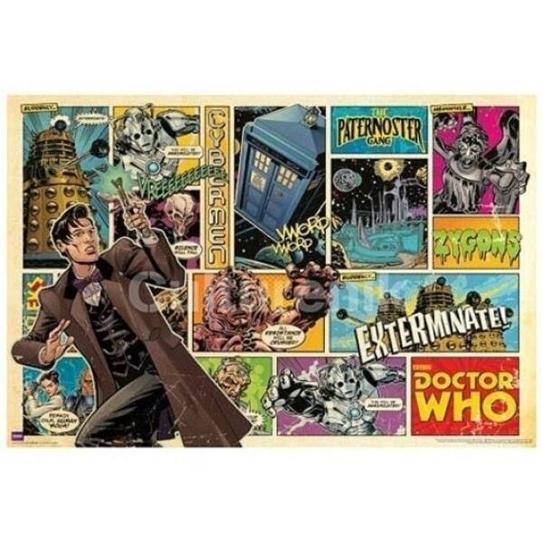 Doctor Who The Paternoster Gang Comic Strip Poster Poster Print Item ...