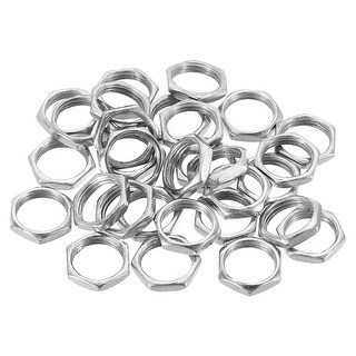 30pcs M12x1.0 Steel Hex Nuts Hardware Nut Screw Bolt Fastener 3mm High ...