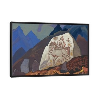 iCanvas "White Stone, 1933" by Nicholas Roerich Framed Canvas Print ...