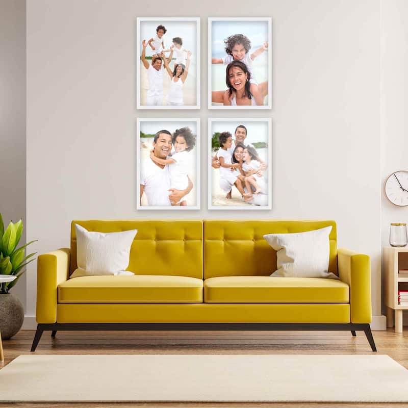 white gallery wall frames 8x10