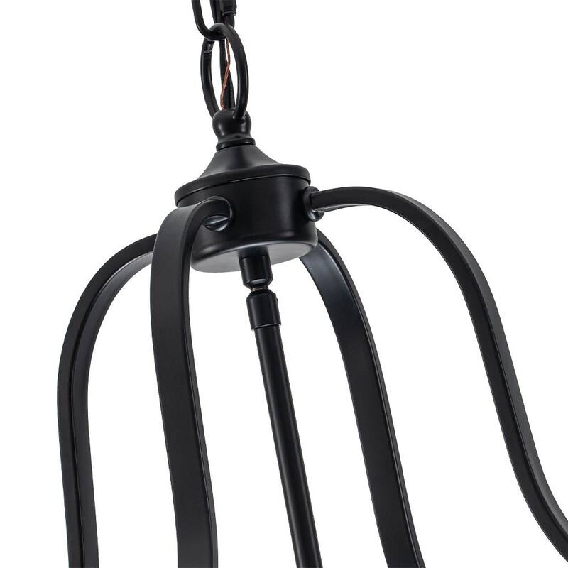 Classic Clear Glass Matte Black Round Entry Lantern Light 17in - Bed ...