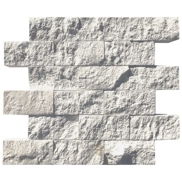Fresca Limestone Split Face 2x4 Mosaic Tile - Bed Bath & Beyond - 37171447