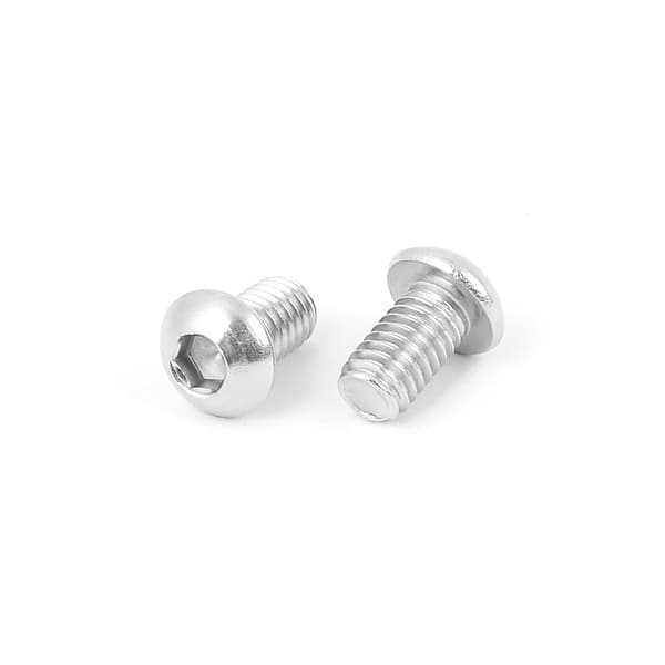 M6 x 8mm Stainless Steel Button Head Socket Cap Screw 20 Pcs - Bed Bath ...