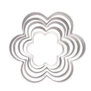 Baker's Secret 5pcs Stainless Steel flower cookie cutter - Bed Bath ...