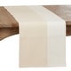 Table Runner With Two-Tone Design - Bed Bath & Beyond - 31434994