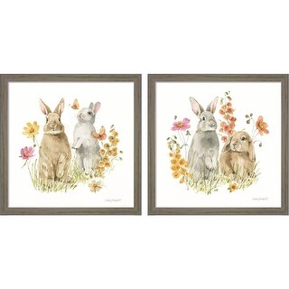 Lisa Audit 'Hop on Spring B' Framed Art (Set of 2) - Bed Bath & Beyond ...