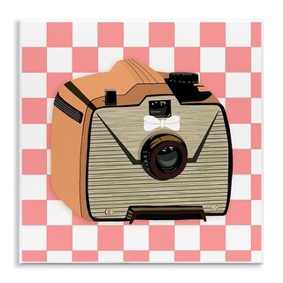 Stupell Take The Shot Retro Camera Wall Plaque Art Design By Jen ...