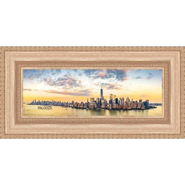 40x13.5 Traditional Silver Complete Wood Panoramic Frame with UV ...