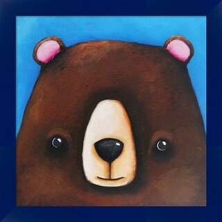 Lucia Stewart 'The Black Bear' Framed Art - Bed Bath & Beyond - 33531143