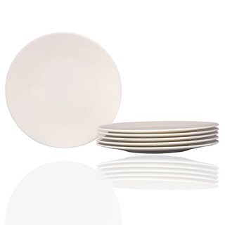 Extreme White Round Salad Plate 8.25" Set /6 - Bed Bath & Beyond - 21424149