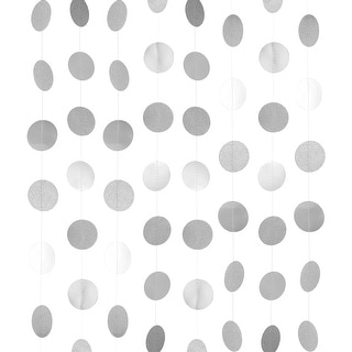 8 Pcs 13 Feet Circle Dots Garland Party Decorations - Bed Bath & Beyond ...