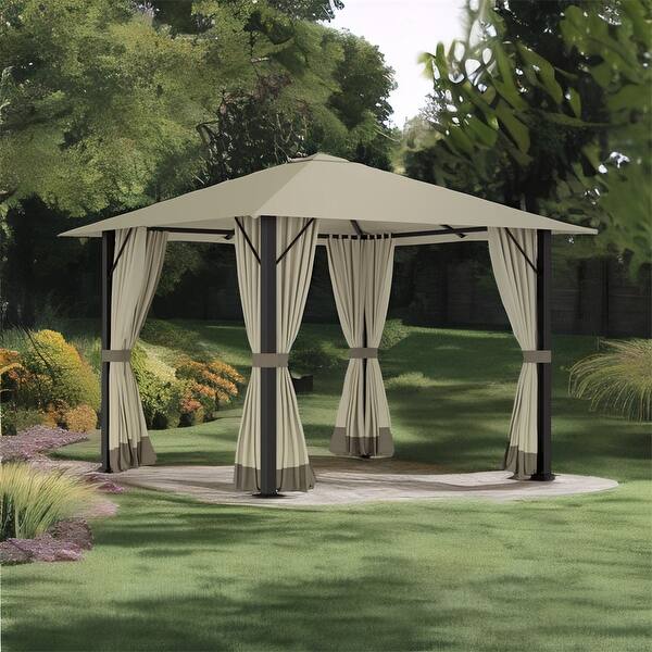Aluminum Frame Outdoor Canopy Shelter with Vented Roof - Bed Bath ...