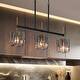 Kasy Modern 3-Light Textured Glass Chandelier Kitchen Island Lights for ...