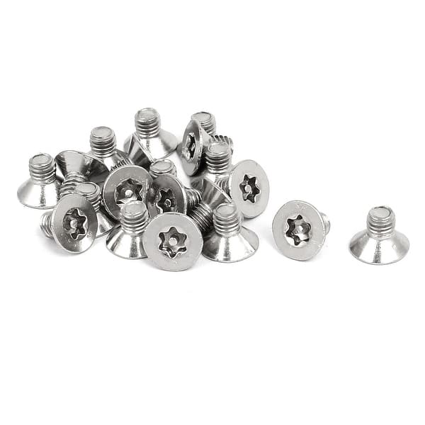 M4x6mm 304 Stainless Steel Torx Security Flat Head Anti Theft Screws ...