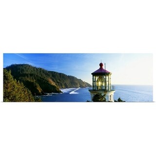 "Heceta Head Lighthouse Florence Oregon" Poster Print - Bed Bath ...