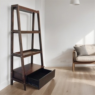 Wood Ladder Storage Shelf - Bed Bath & Beyond - 40386348