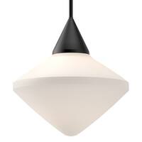 Alora Lighting PD537714OP Nora 14" Wide Pendant with Opal Glass Shade ...