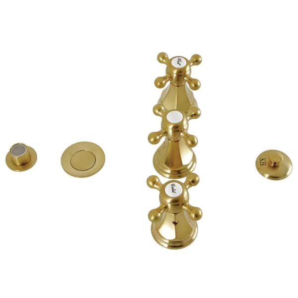 Kingston Brass KB32.BX Metropolitan 1.5 GPM Widespread Bidet Faucet ...