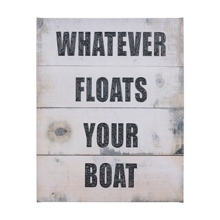 Float Your Boat (32 x 40 ) Canvas Art Print - Bed Bath & Beyond - 39214710