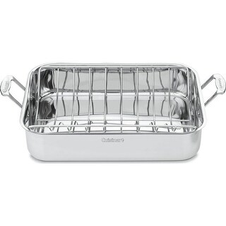 16-Inch Rectangular Roaster with Rack - Bed Bath & Beyond - 40261530