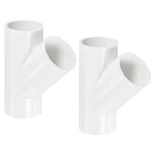 1.26" PVC Pipe Fittings 2pcs 6 Way 45 Degree Angle Water Joint ...