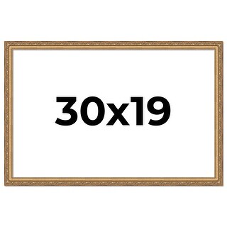 30x19 Frame Red Solid Wood Picture Frame Width 1.75 Inches | Interior ...