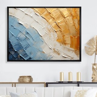 Designart "Minimalism Chasing Rainbows" Rainbow Framed Wall Art Prints ...