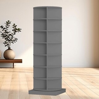 360-Degree Rotating Shoe Storage Organizer Cabinet with 7 Layers, Large ...