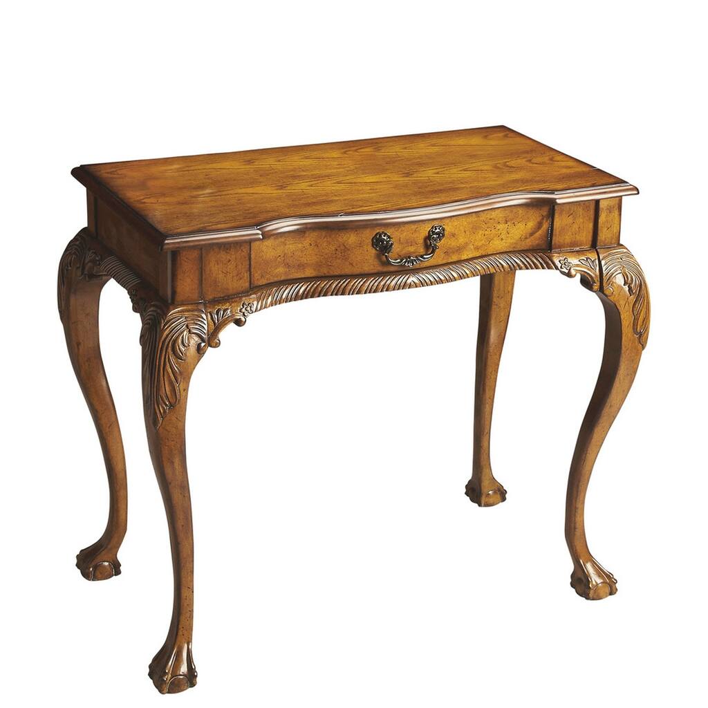 Deep Cherry Writing Desk - Overstock - 34167640