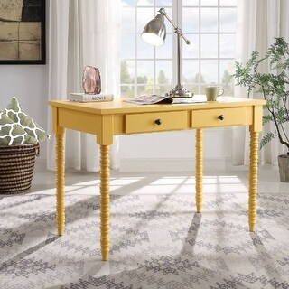 Vanity Table Home Office Computer Desk Yellow - Bed Bath & Beyond ...